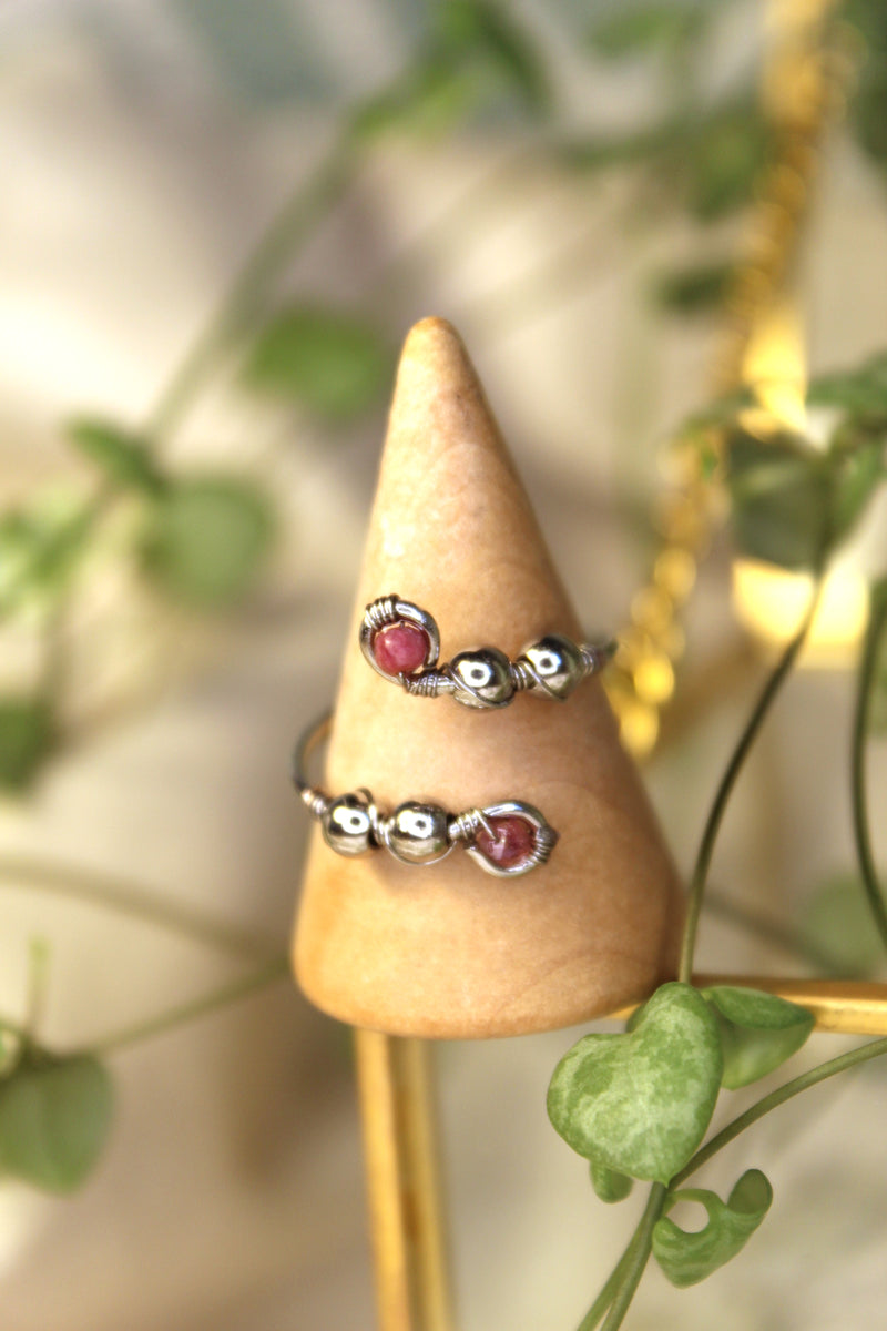 ARIEL- bague création artisanale/lithothérapie – Stéphanie Soublin